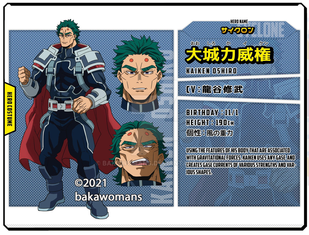 Oshiro Kaiken Cyclone Bnha Oc By Bakawomans On Deviantart