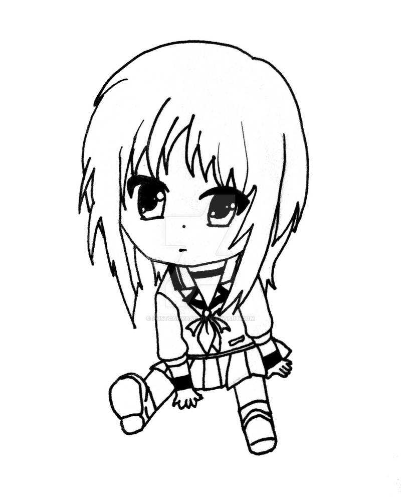 Angel Beats Chibi Iwasawa By Lostcanvas13 On Deviantart