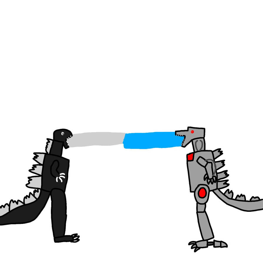 Godzilla 1954 Vs Rpo Mechagodzilla By Kleiarts2009 On Deviantart