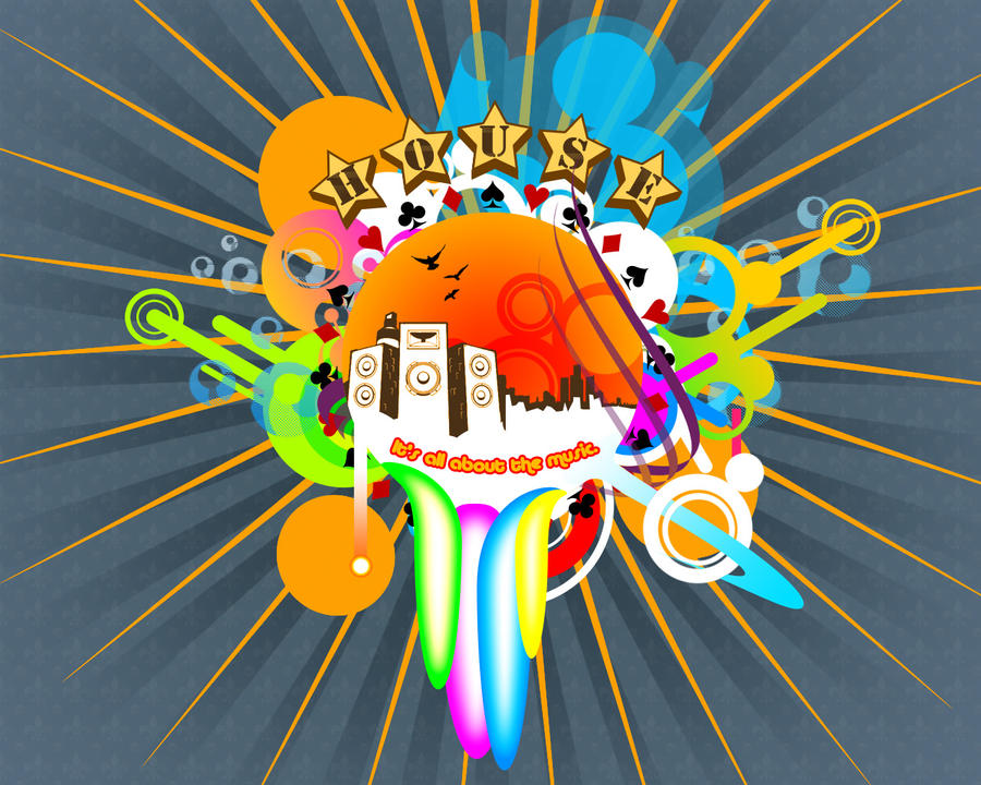 House Music Wallpaper by Misogii on DeviantArt