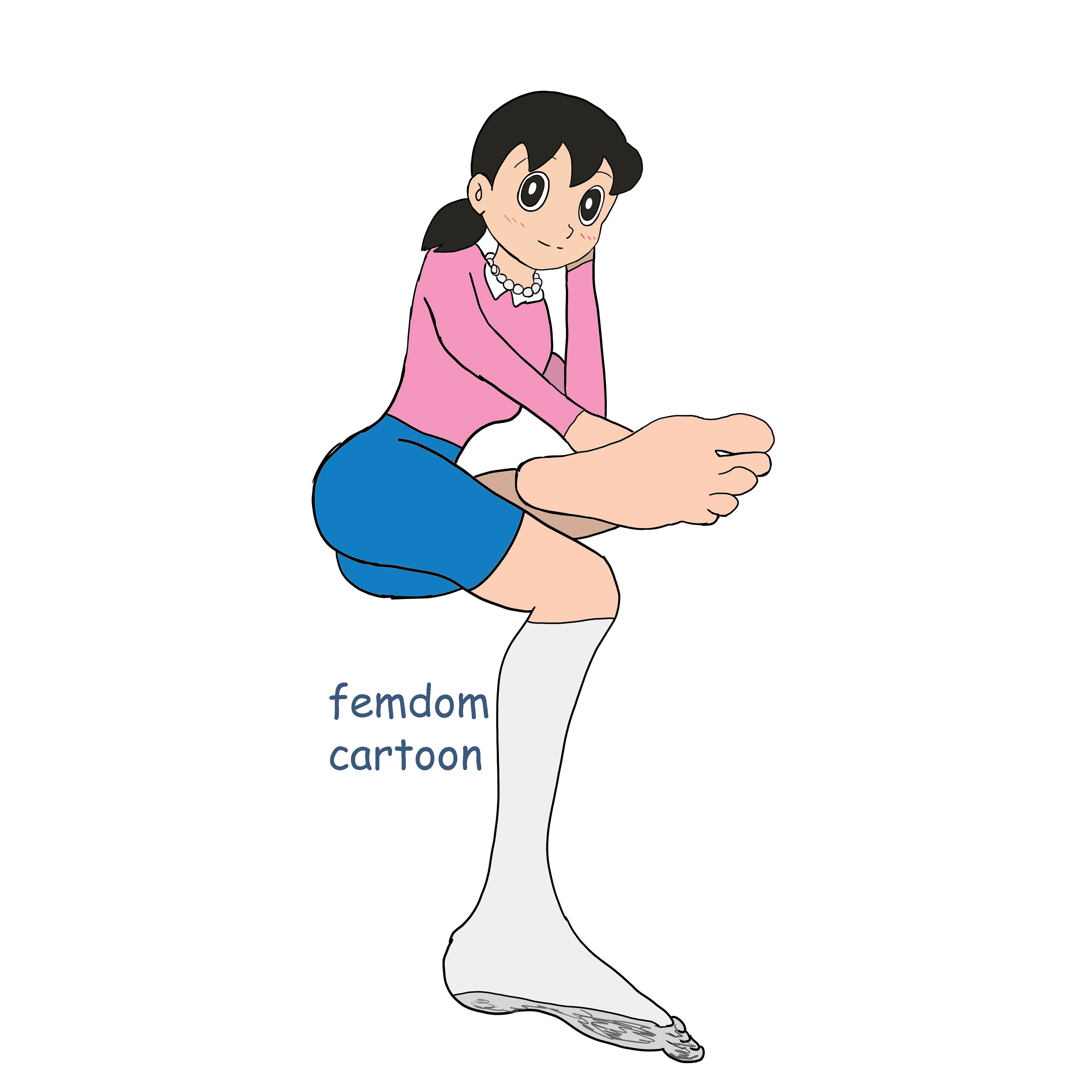 Shizuka Feet By Femdomcartoon On Deviantart