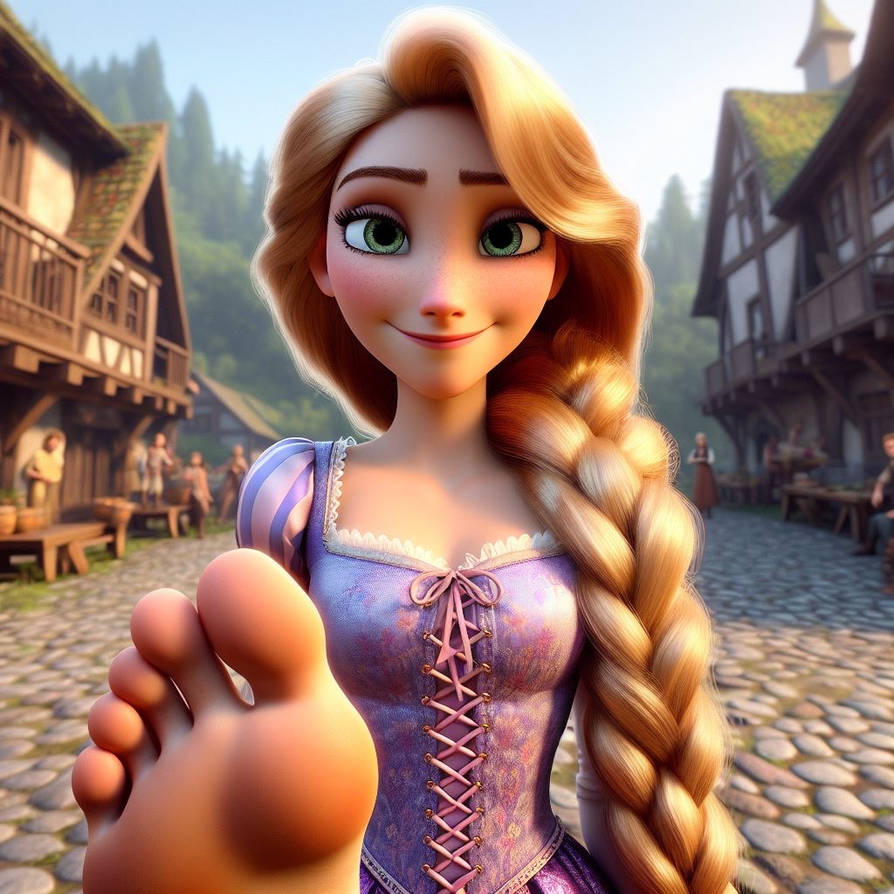 Rapunzel Shows You Her Feet Pt 317 By Cozybigman33 On Deviantart