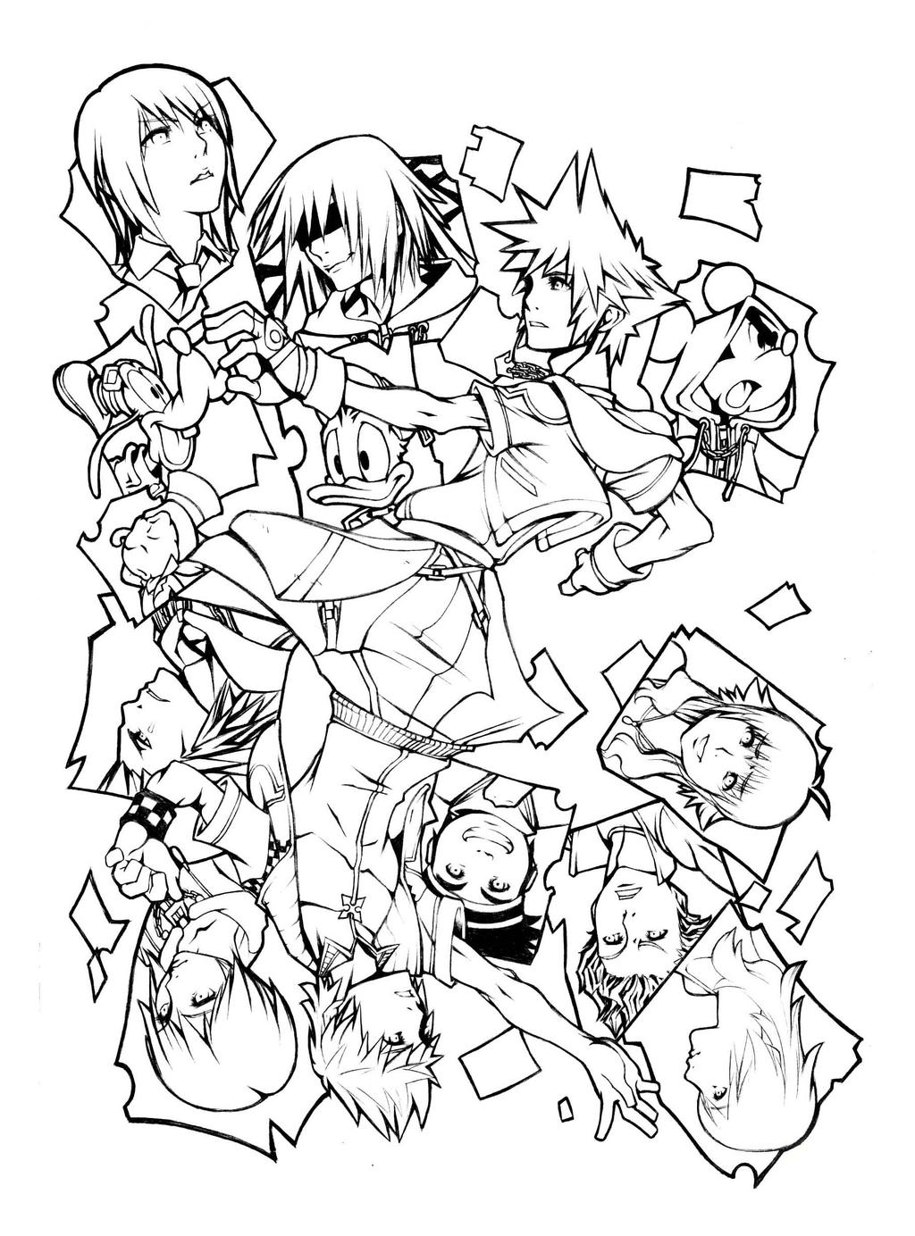Kingdom Hearts fan art rev. by thiagosb on DeviantArt Kingdom Hearts fan art rev. by thiagosb on DeviantArt