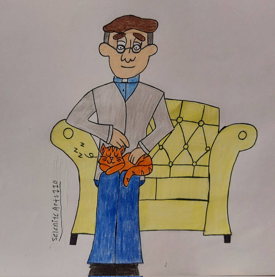 Reverend Putty with a Cat by SeleniteArts110 on DeviantArt Reverend Putty with a Cat by SeleniteArts110 on DeviantArt