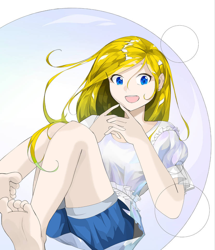 Smurfette In Bubble Hzrequest By Daf902500 On Deviantart