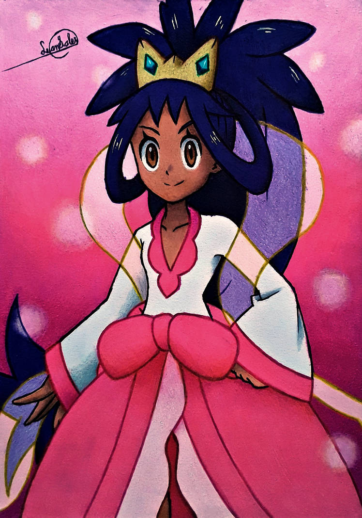 Iris Pokemon Black And White 2 By Luansalesartes On Deviantart