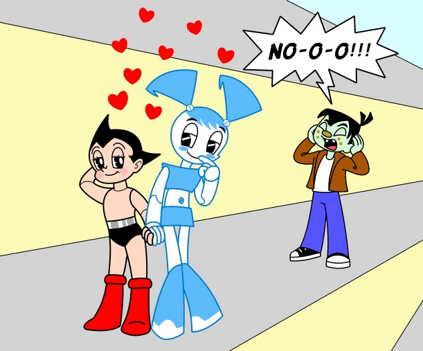 Jenny Meets Astroboy by HMontes on DeviantArt