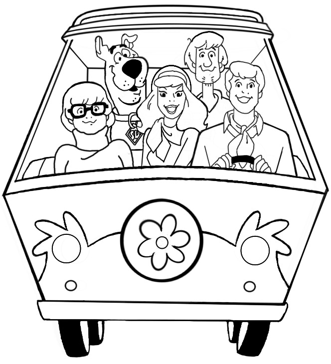 Scooby Doo Velma Coloring Pages Scooby Doo Velma Coloring Pages