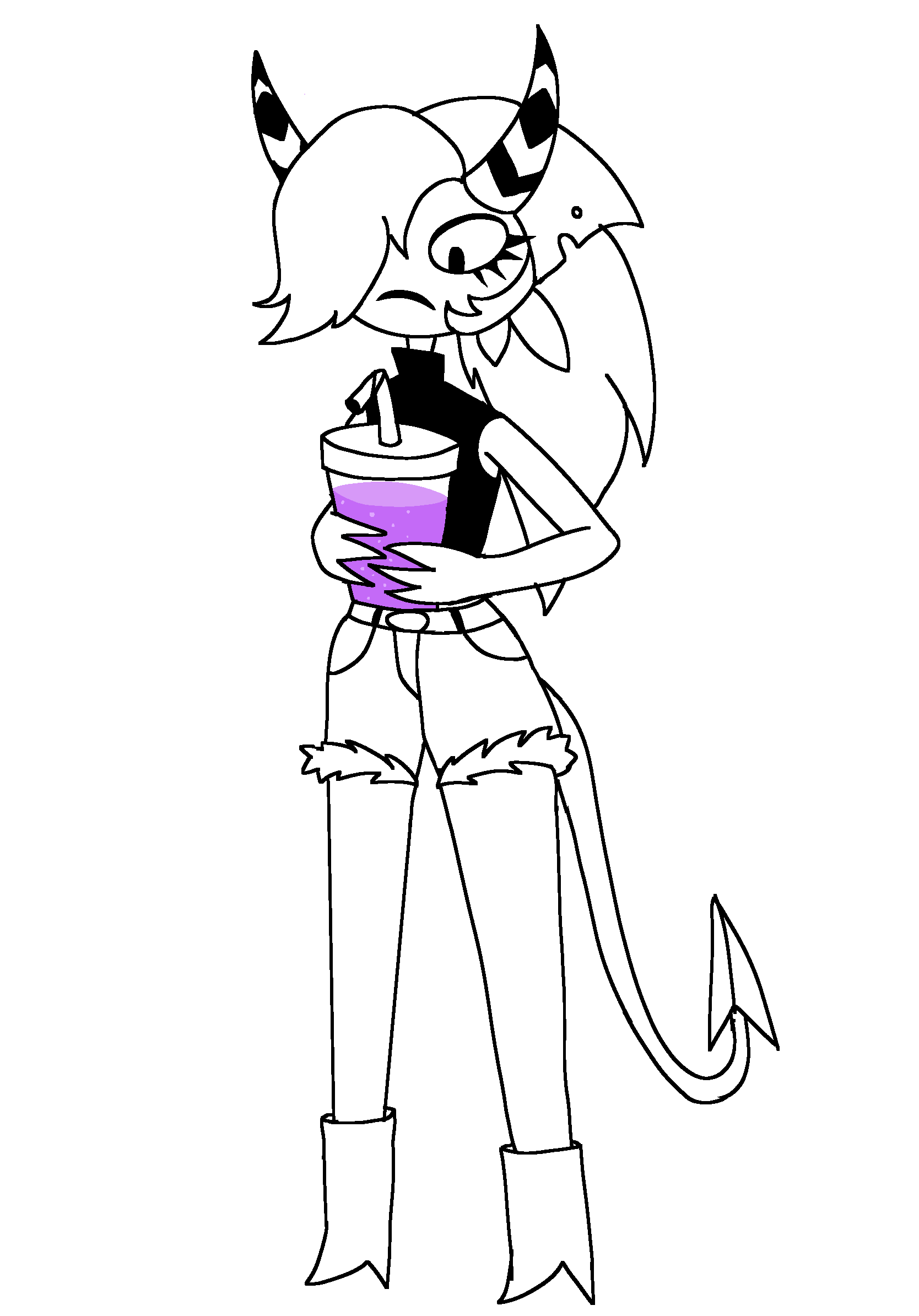 Sallie Mae Drinks Grimace Shake Nsfw Version By Yuniyuniyuni On Deviantart