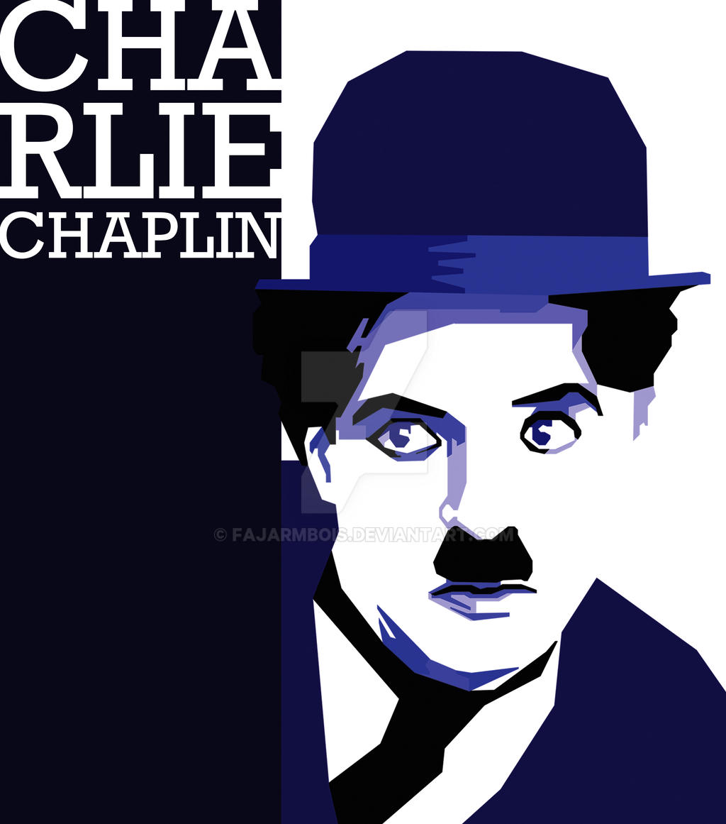 Charlie Chaplin (WPAP monochrome) by FajarMbois on DeviantArt Charlie Chaplin (WPAP monochrome) by FajarMbois on DeviantArt