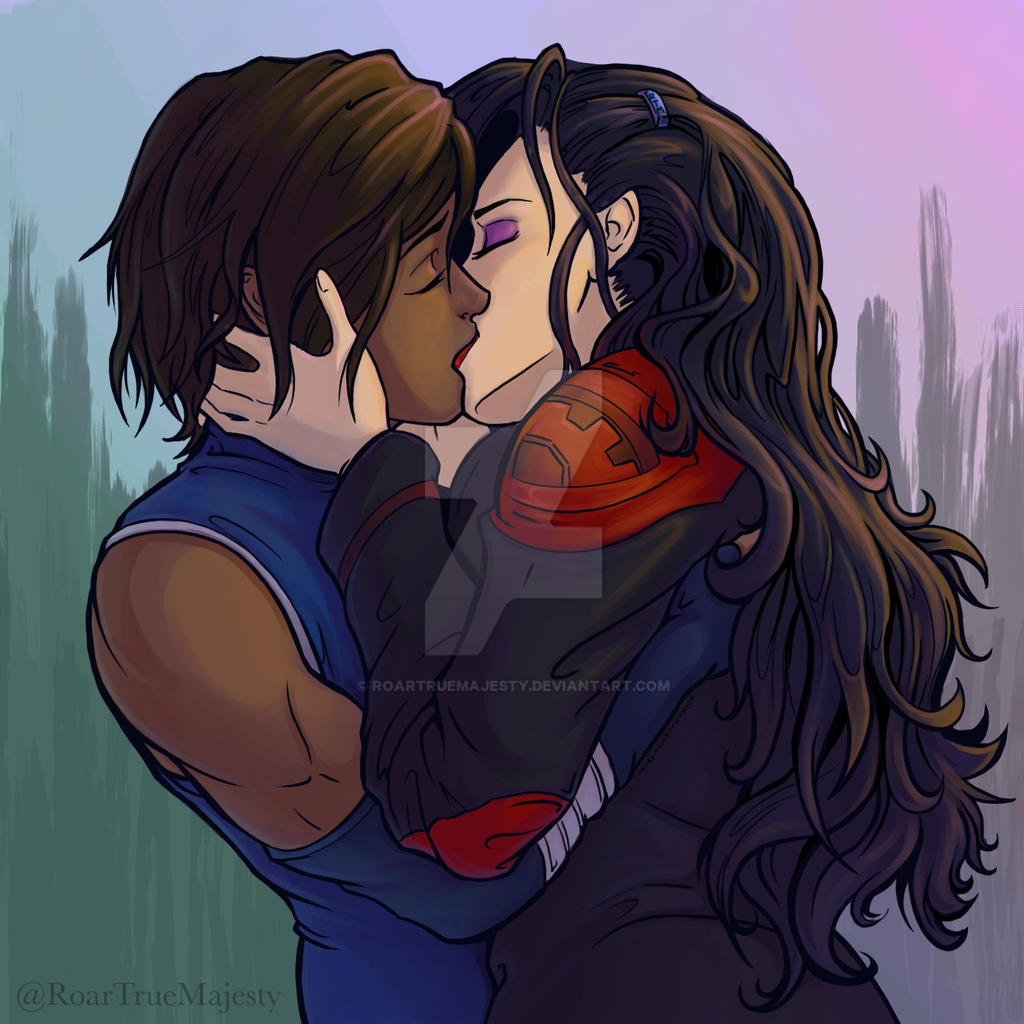 Korra And Asami By Roartruemajesty On Deviantart