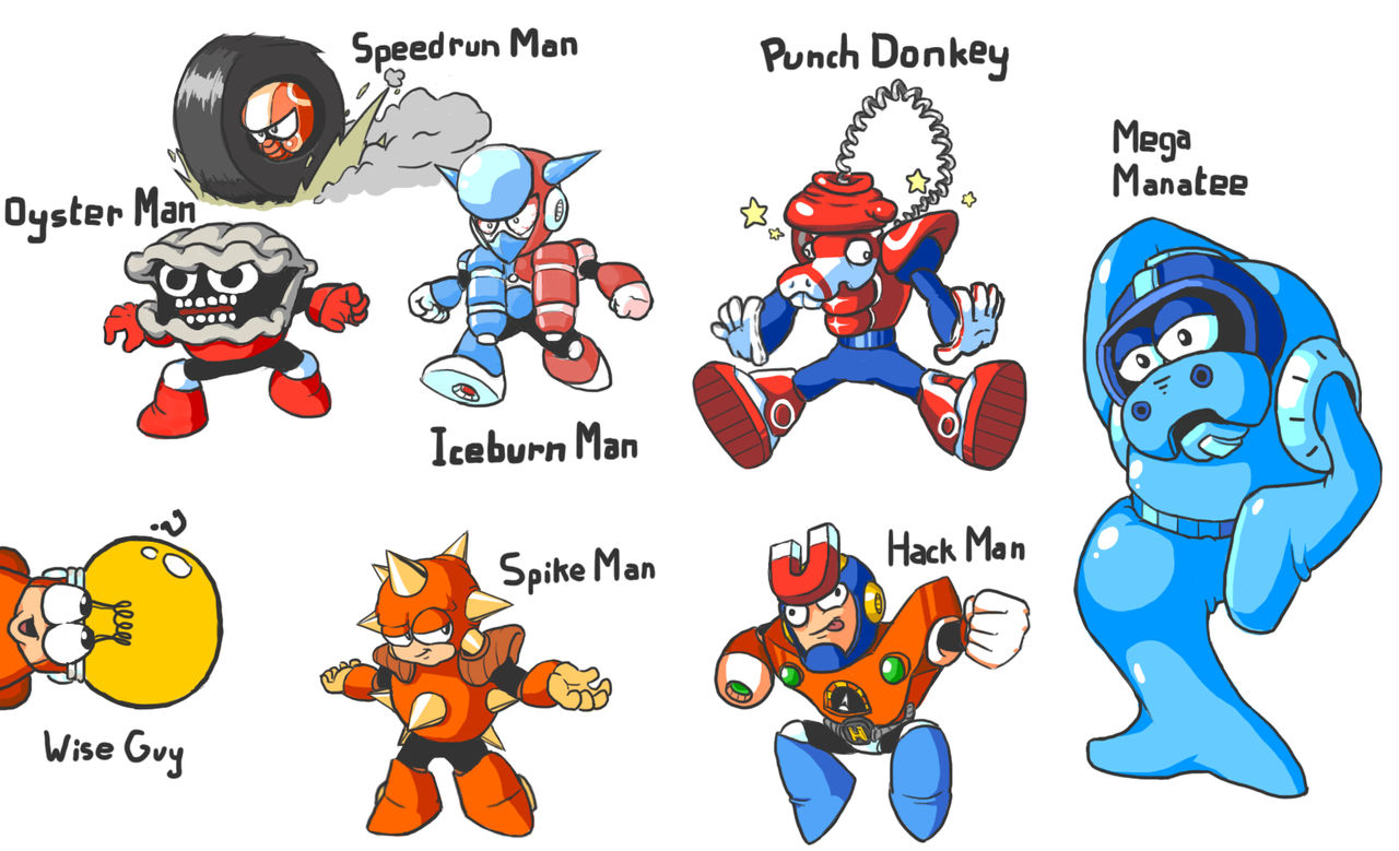 Mega Man Dongs Robot Master Lineup by KarakatoDzo on DeviantArt Mega Man Dongs Robot Master Lineup by KarakatoDzo on DeviantArt