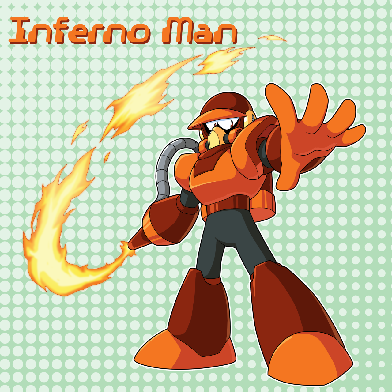 Inferno Man (Commission) by KarakatoDzo on DeviantArt Inferno Man (Commission) by KarakatoDzo on DeviantArt