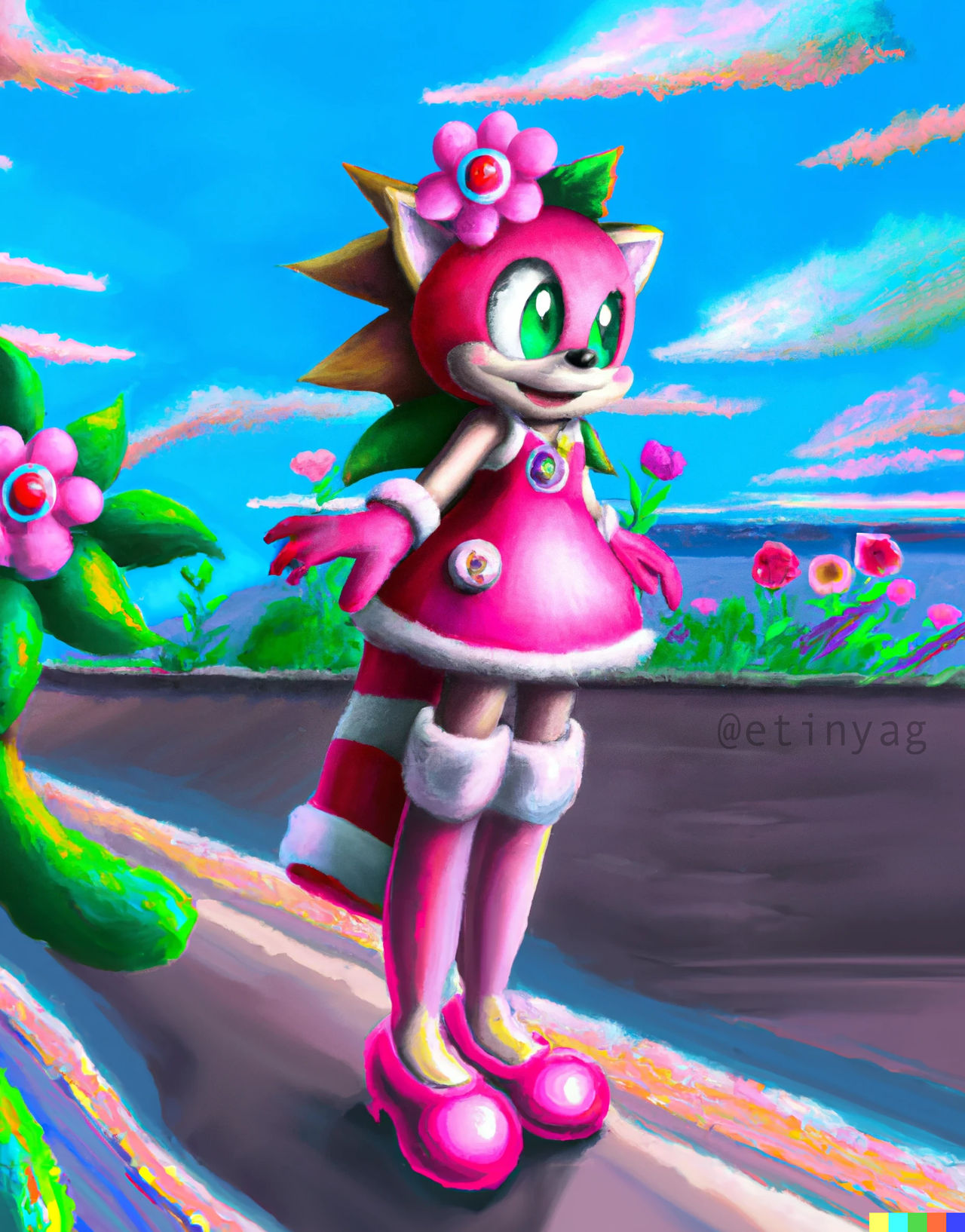 Amy Rose Summer Ai By Etinyag On Deviantart