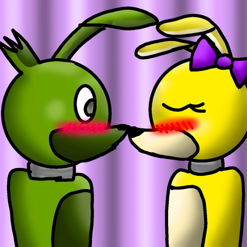 Springtrap X Springspringmy Oc By Fnaf Gamer Reactions On Deviantart