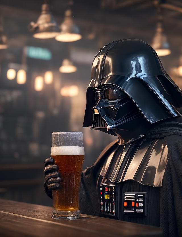 Rpg 40 Darth Vader Drink A Beer In A Scottish Bar By Namorsubmariner On Deviantart