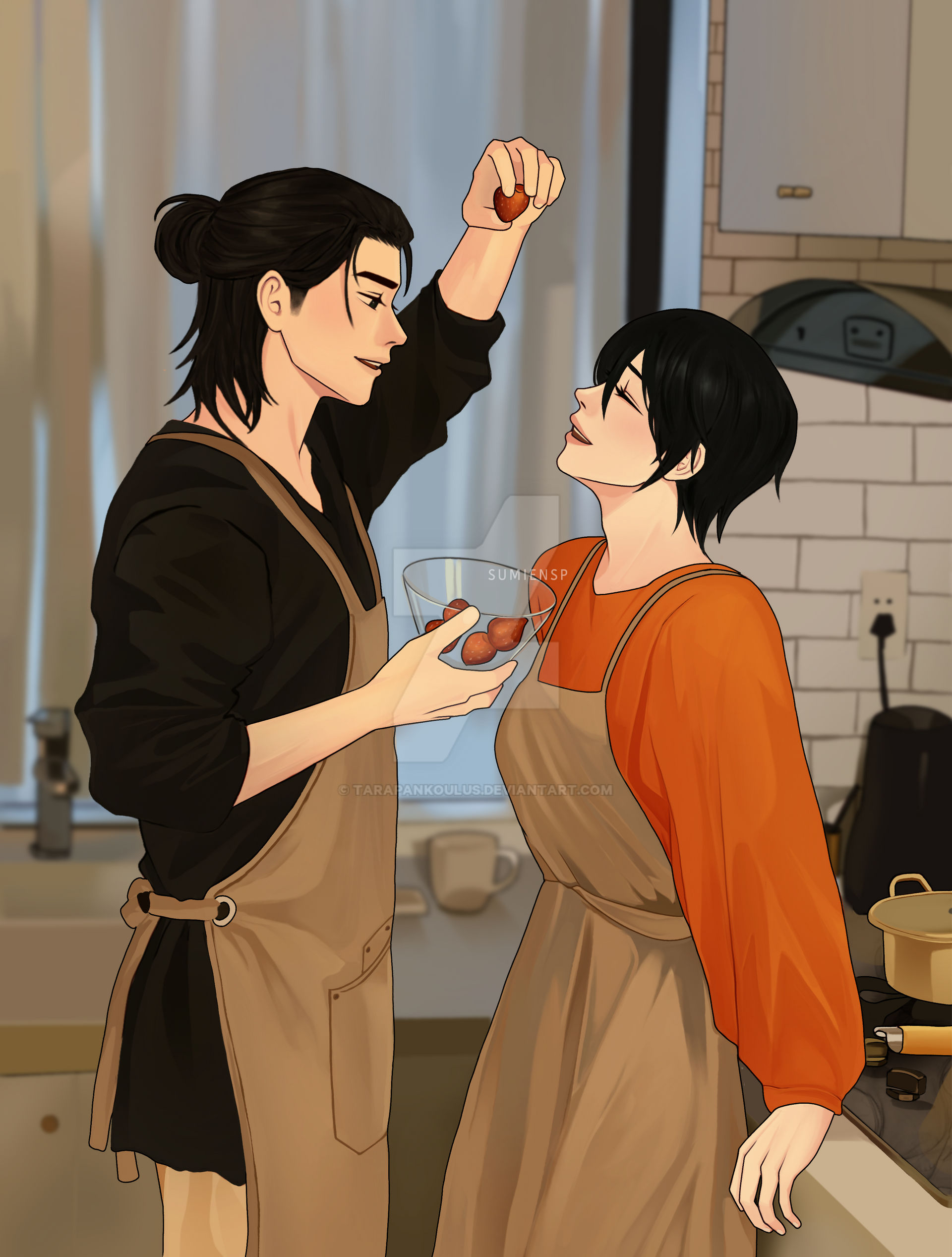 Eremika Cooking Together By Tarapankoulus On Deviantart