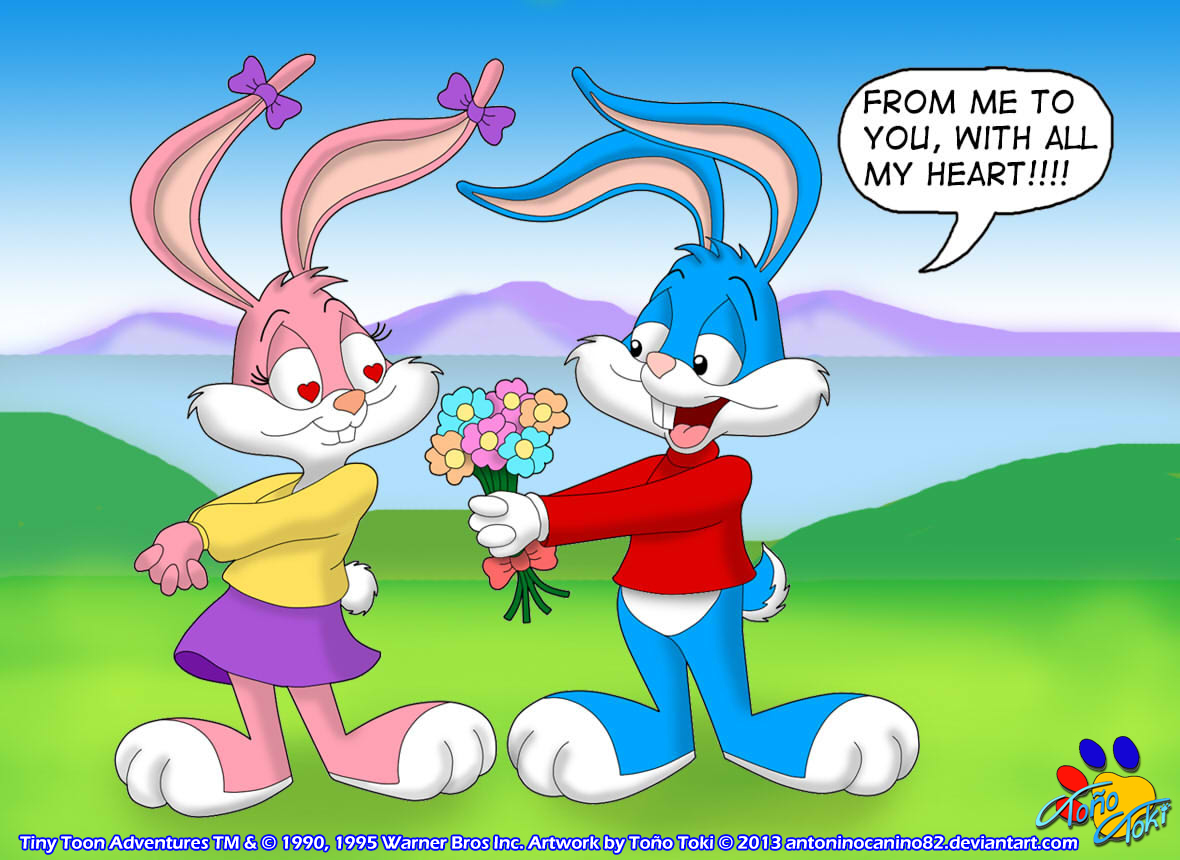 Babs And Buster Bunny And Other Bunnies From On Animatedrabbitfans