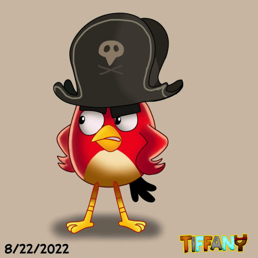 Pirate Red Angry Birds Summer Madness By Angrybirdstiff On Deviantart