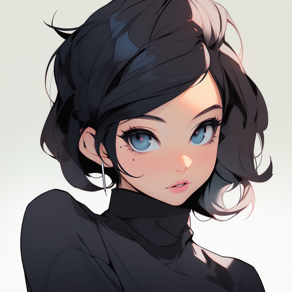 Black Hair Blue Eyes Midjourney Style Experiment By Xxambiencexx On Deviantart