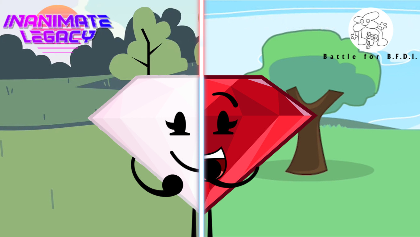 Inanimate Legacy Diamond And B F B B F D I Ruby By Darkesthowler36 On Deviantart