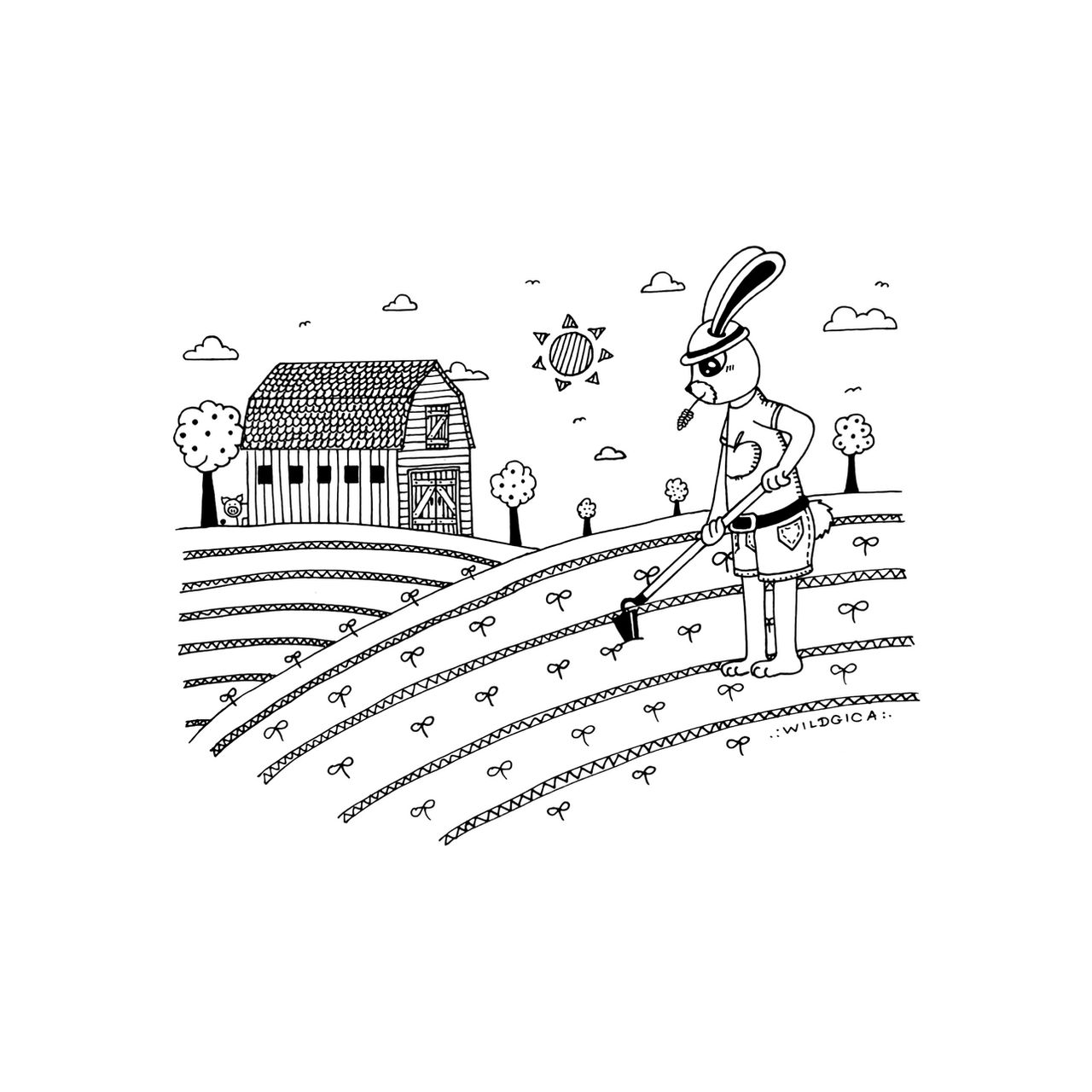 Inktober 2022 - Day 31: Farm by wildgica on DeviantArt Inktober 2022 - Day 31: Farm by wildgica on DeviantArt