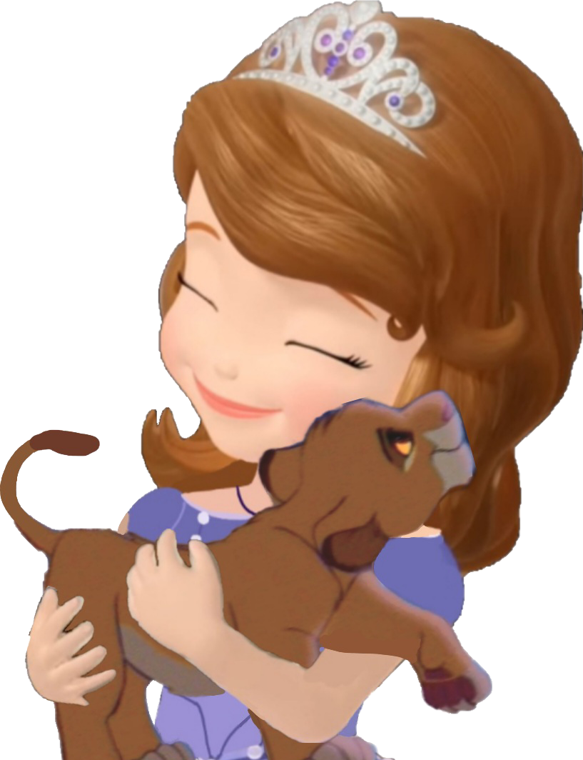 Princess Sofia Hugs Simba In Her Arms By Danielandresrojas On Deviantart