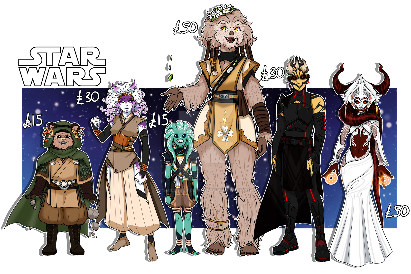 Star Wars Force User Adopts Closed By Smilesupsidedown On Deviantart