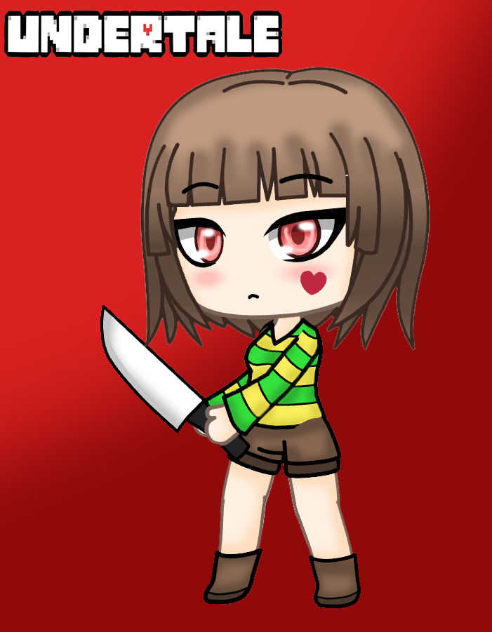 Undertale Chara Gacha Life By Fjessemcsm On Deviantart