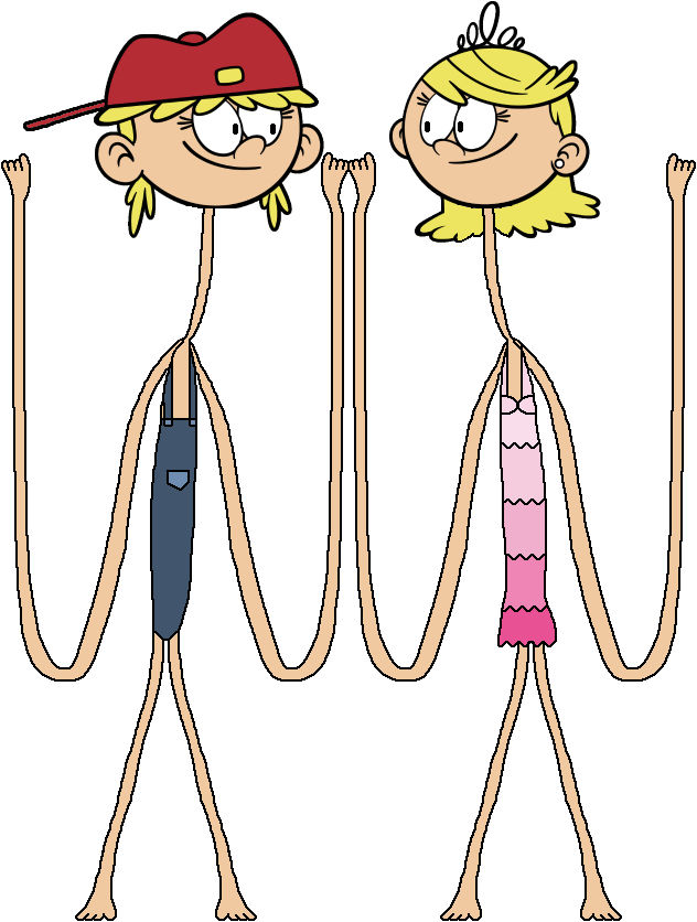 Rubber Lana And Lola Louds Twins By Loudcasafanrico On Deviantart