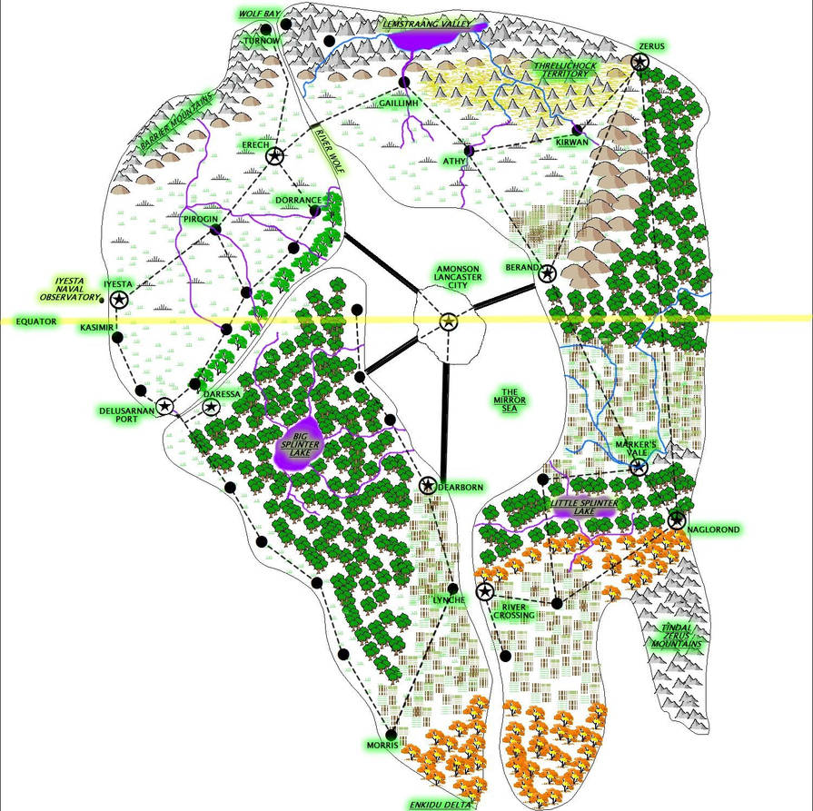 The Requiem World Map by Requiemwebcomic on DeviantArt
