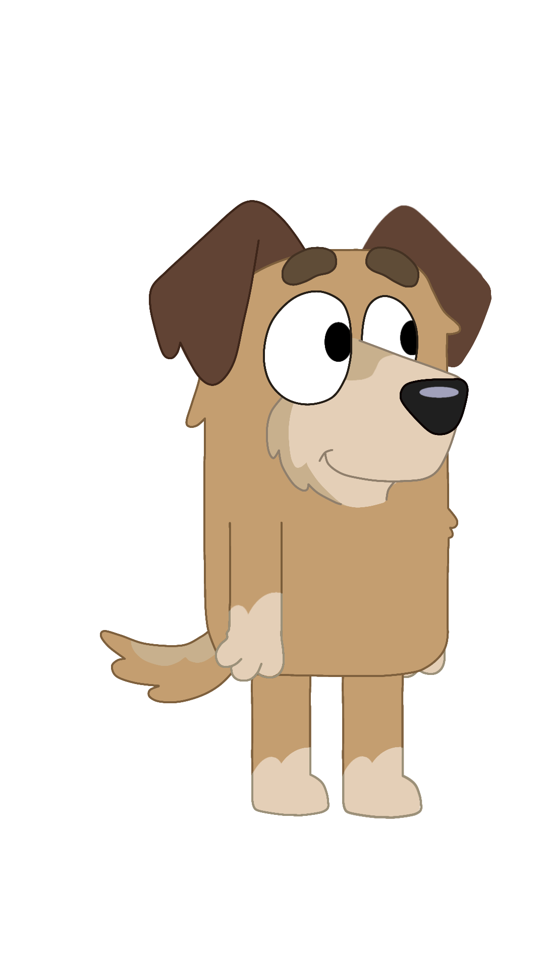 Bluey Redraw Border Terrier By Stonevariant On Deviantart