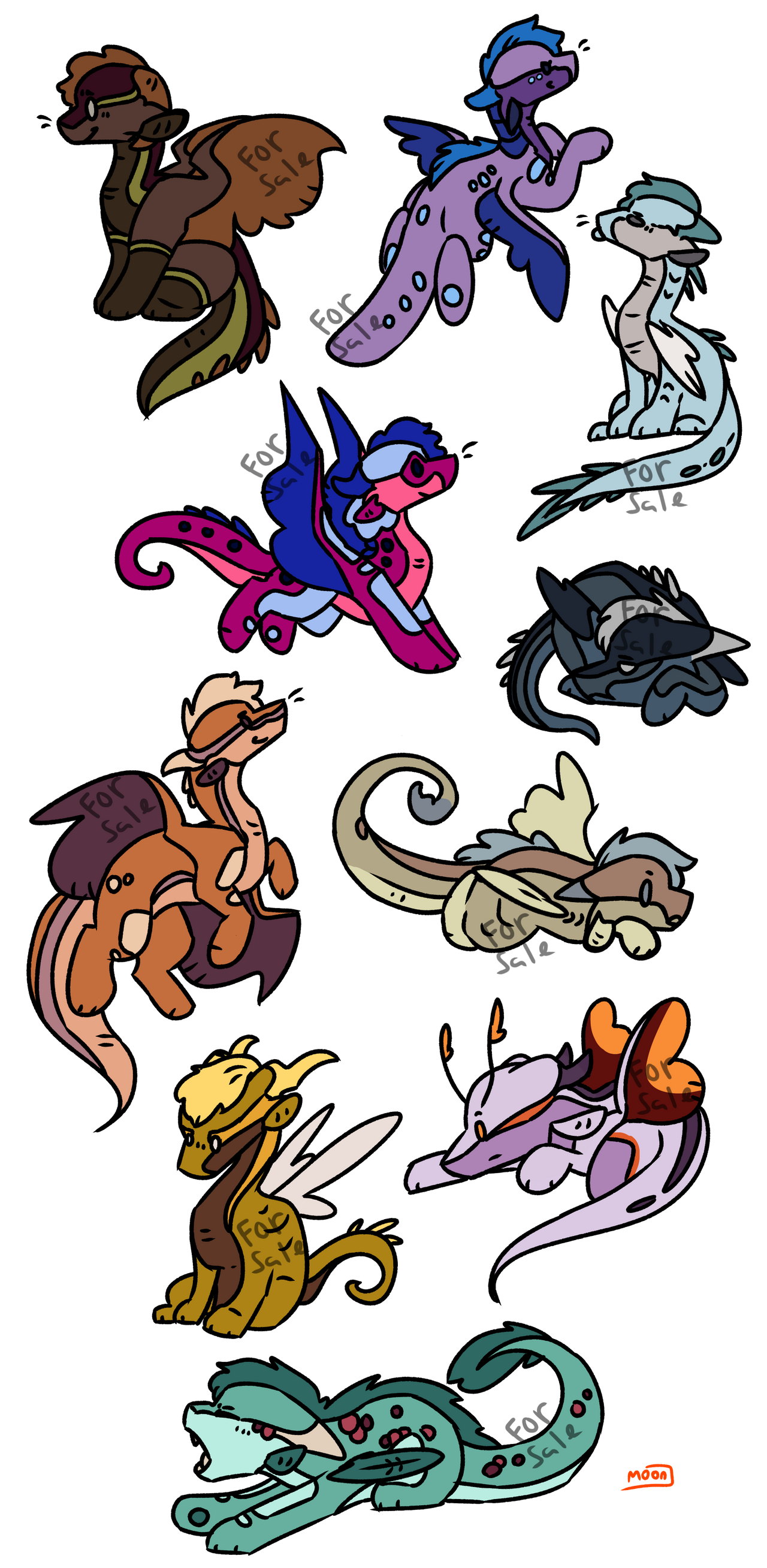 Wof dragons OTA by IconicAnemone on DeviantArt Wof dragons OTA by IconicAnemone on DeviantArt