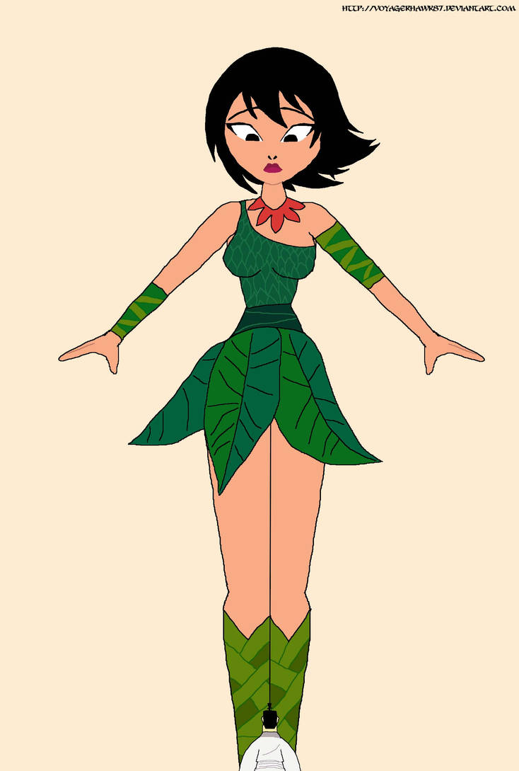 Ashi Looks Down At Samurai Jack By Voyagerhawk87 On Deviantart