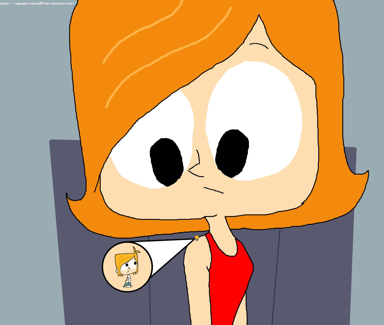 On Debbie Turnbulls Shoulder By Voyagerhawk87 On Deviantart