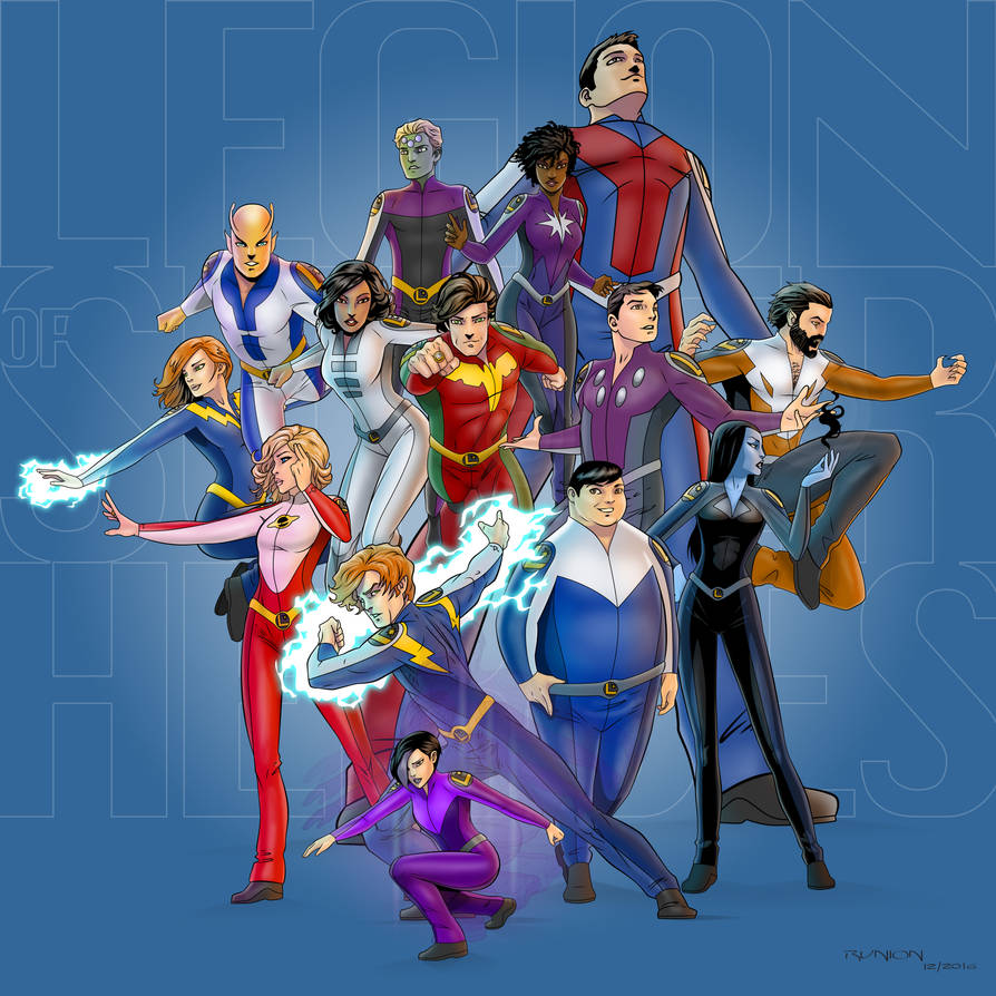 The Legion of Super-heroes by arunion on DeviantArt The Legion of Super-heroes by arunion on DeviantArt