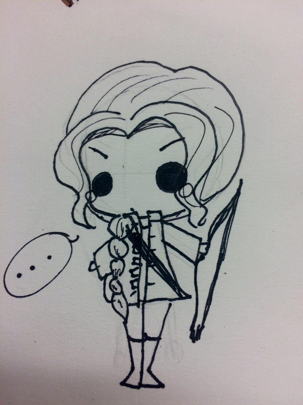 Katniss Everdeen Chibi By Shatterfell On Deviantart
