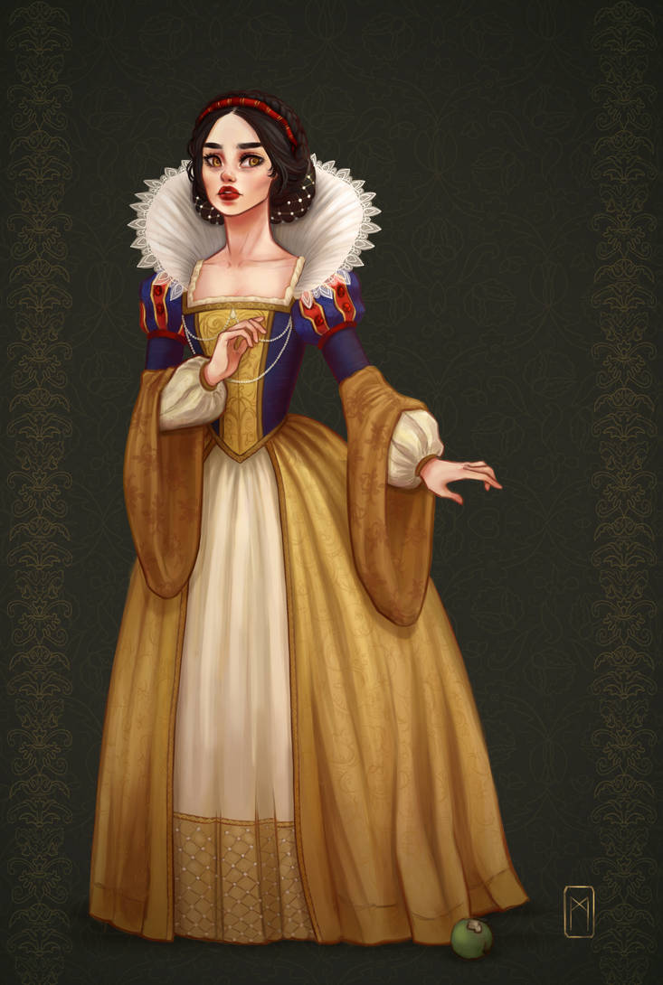 Historically accurate Snow White by MargotDeniseArt on DeviantArt Historically accurate Snow White by MargotDeniseArt on DeviantArt