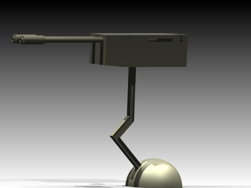 Halo Turret by wo0vi3 on DeviantArt