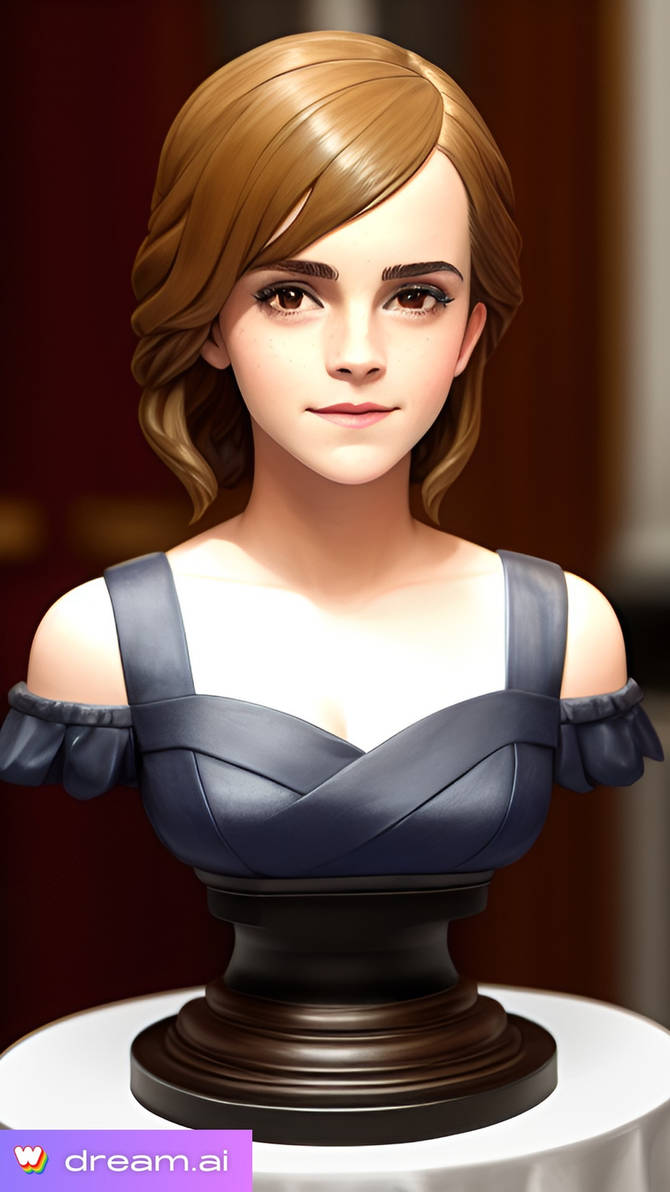 Ai Emma Watson As A Bust By Artdarkstar On Deviantart