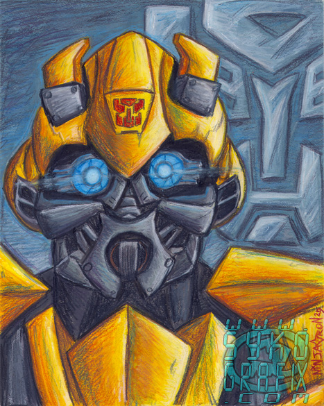 Bumblebee transformer painting store
