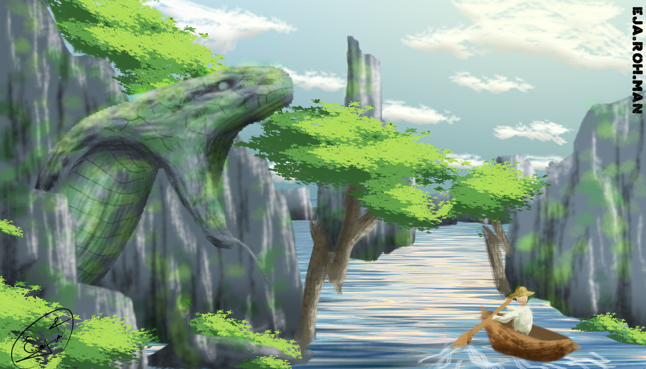 giant snake fossil by ejarohman on DeviantArt giant snake fossil by ejarohman on DeviantArt