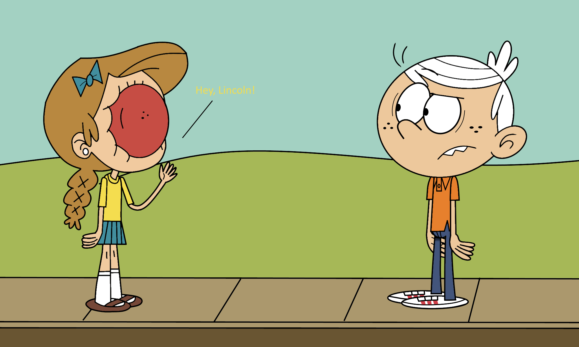 Girl Jordan And Lincoln By Fivefreddy05 On Deviantart