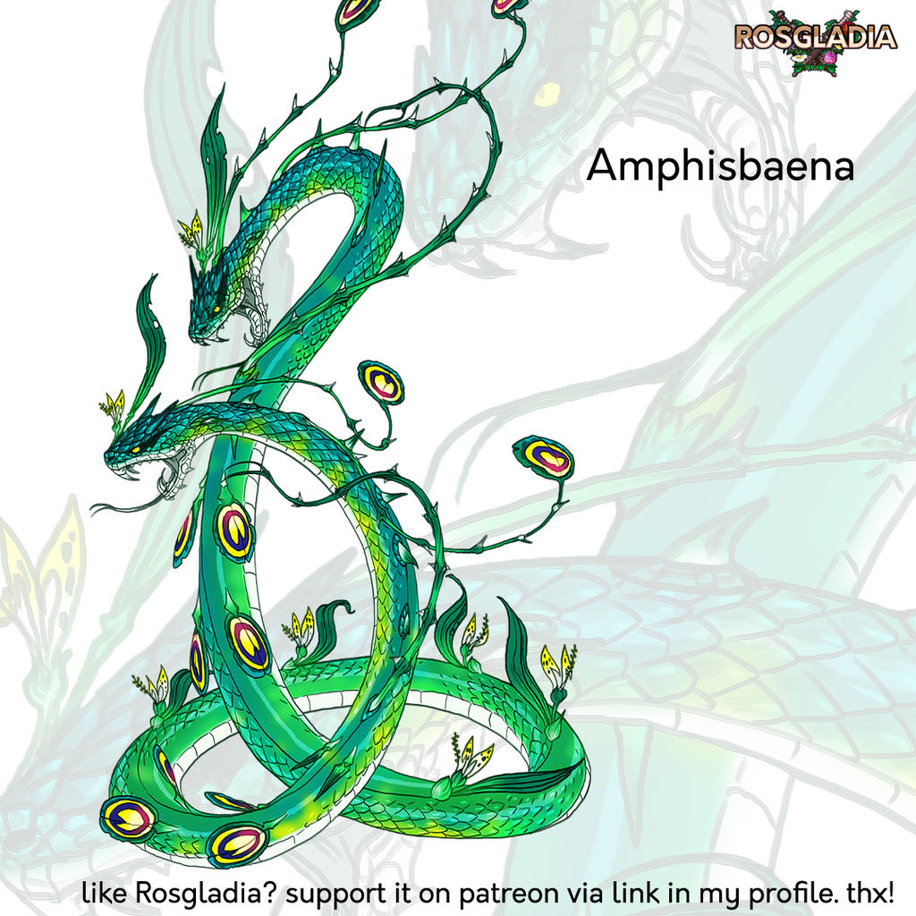 Amphisbaena by Wen-M on DeviantArt Amphisbaena by Wen-M on DeviantArt