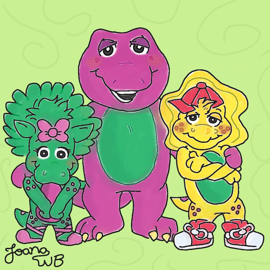 Barney, Baby Bop and BJ (Barney Fanart) by JoanaWB on DeviantArt Barney, Baby Bop and BJ (Barney Fanart) by JoanaWB on DeviantArt
