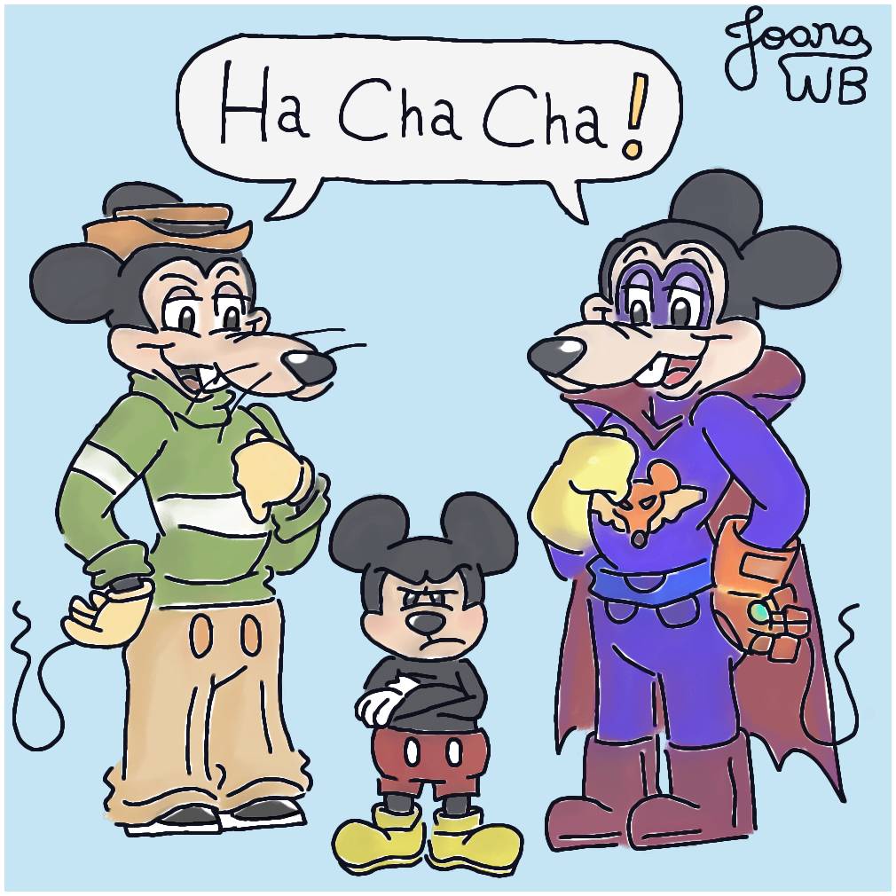 Ha Cha Cha, Mickey! (Mortimer Mouse fanart) by JoanaWB on DeviantArt Ha Cha Cha, Mickey! (Mortimer Mouse fanart) by JoanaWB on DeviantArt
