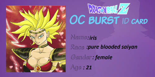 Id Dragonball Oc Burst On Dragonball Oc Burst Deviantart