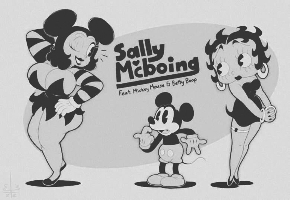 Sally Mcboing Feat Mickey Mouse And Betty Boop By Blazejohnson28 On Deviantart