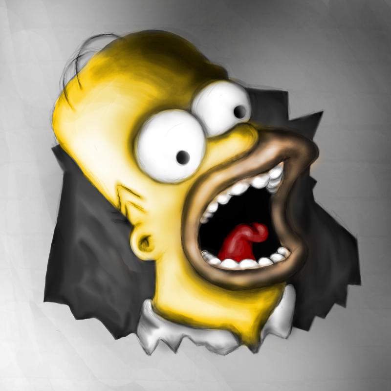 Homer simpson by nemesis1q on DeviantArt
