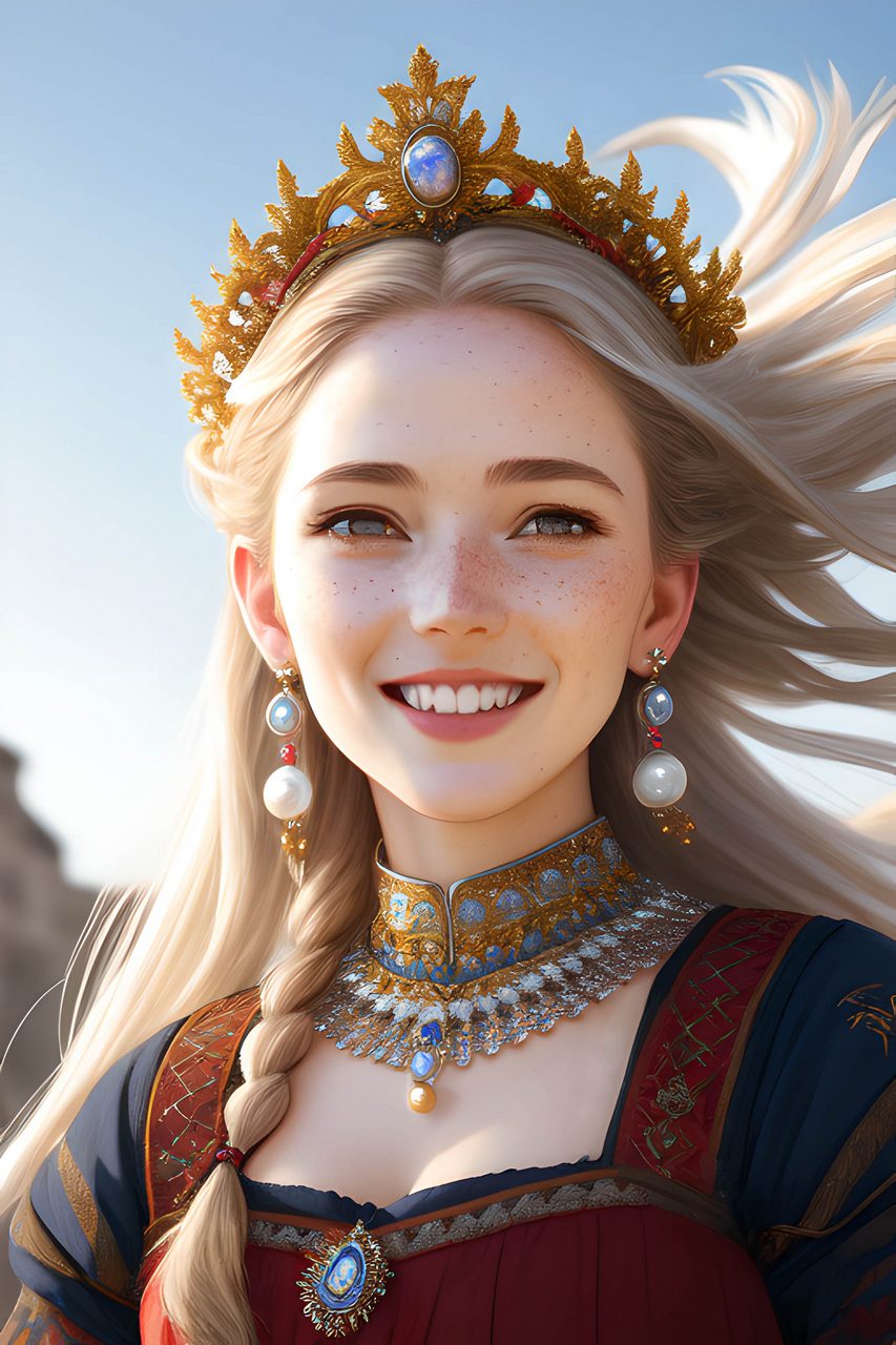 Ai Smiling Blonde Princess By Empyrea1 On Deviantart